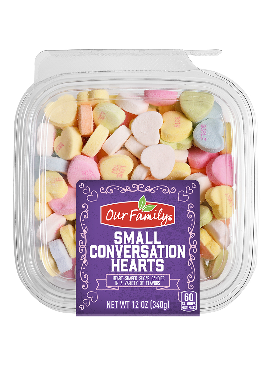 Small Conversation Hearts - Our Family