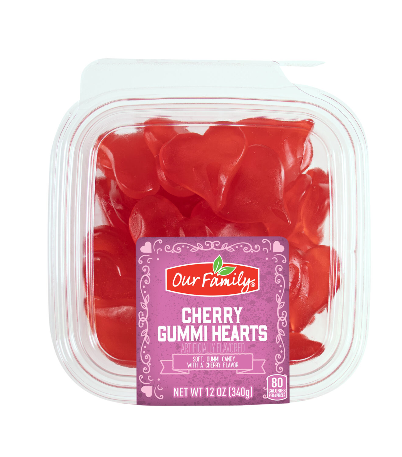 Cherry Gummi Hearts - Our Family